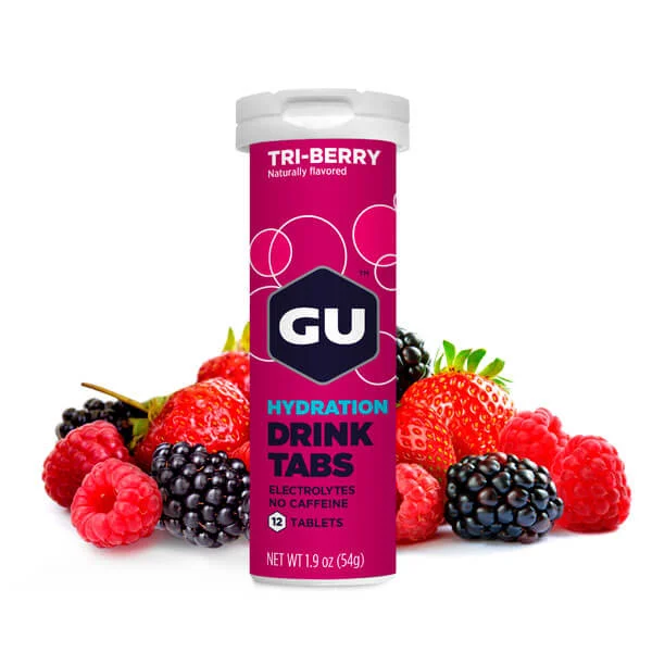 GU Hydration Drink Tabs Tri-Berry | Five Bags